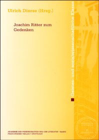 Joachim Ritter zum Gedenken | Franz Steiner Verlag